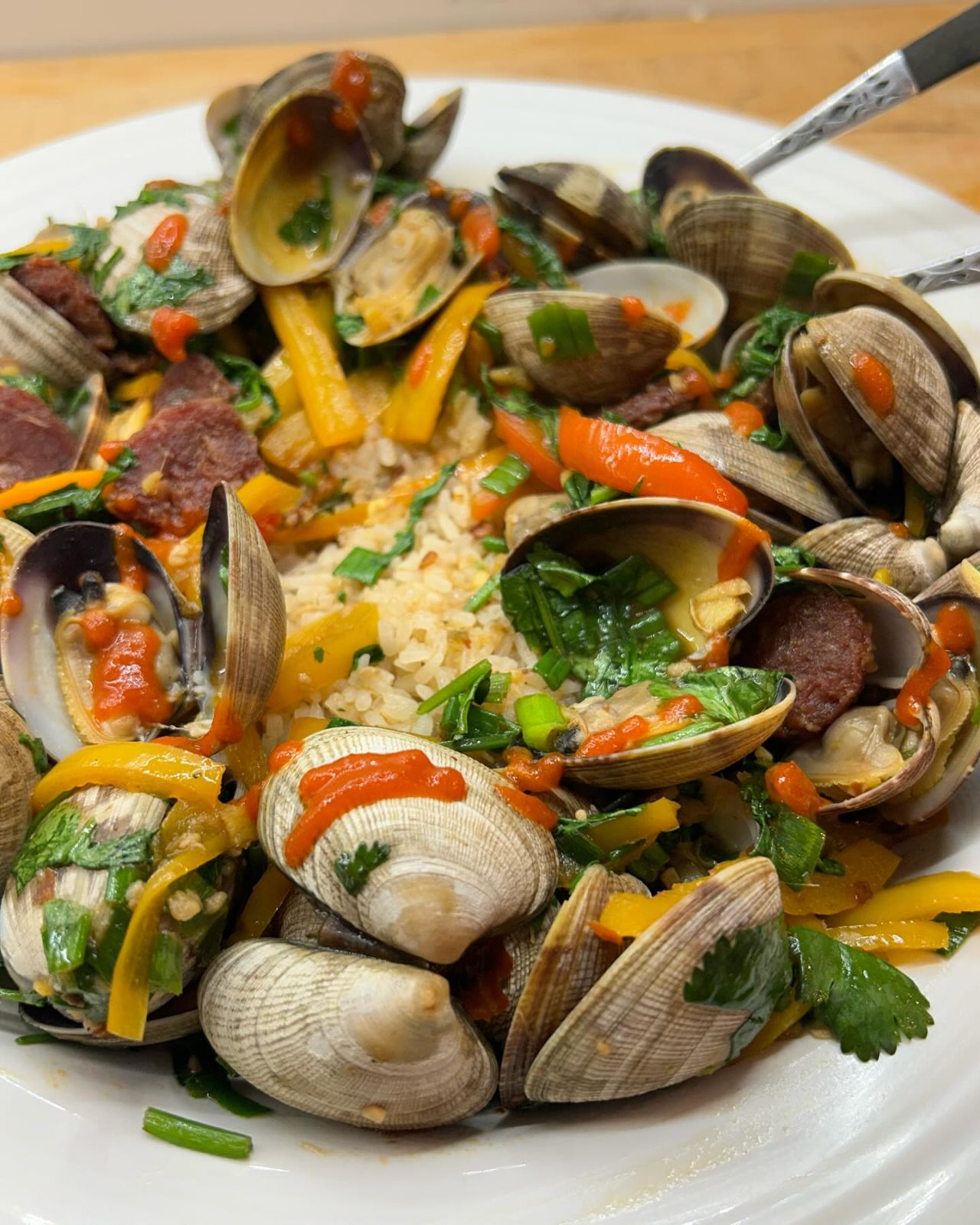 In Search of the Perfect Bite - Geoduck Fritters and Black Bean Clams ...